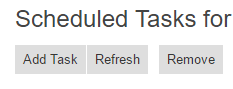 How do I create a Scheduled task in Plesk